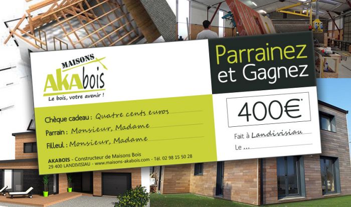 Parrainage Akabois, gagnez 400€